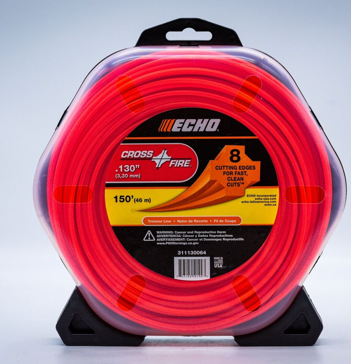 GENUINE ECHO CROSSFIRE TRIMMER LINE .130 1LB SPOOL – Hi-Pro Ace Supercentre