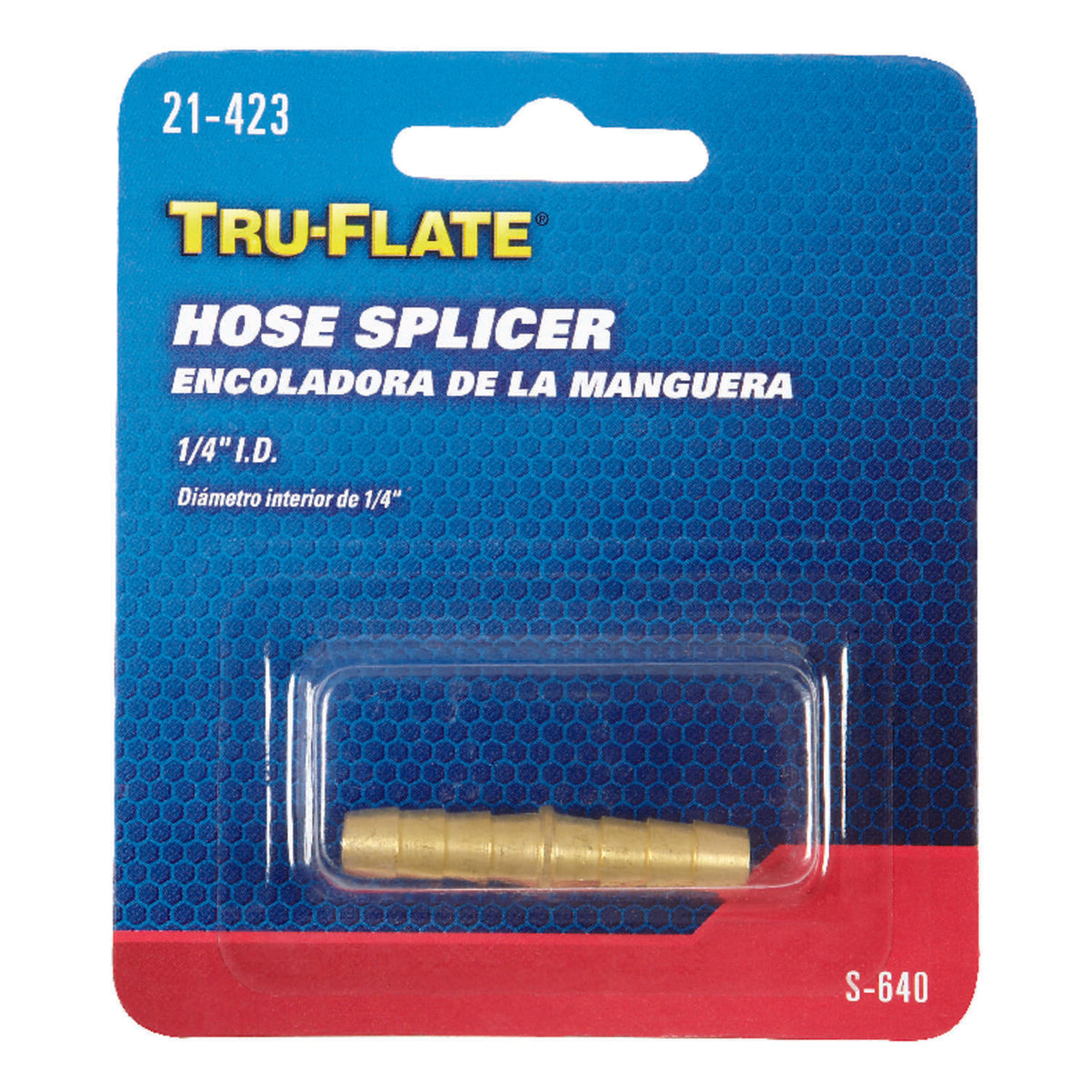 Tru-Flate Brass Hose Splicer 1/4 in. 1 pc – Hi-Pro Ace Supercentre