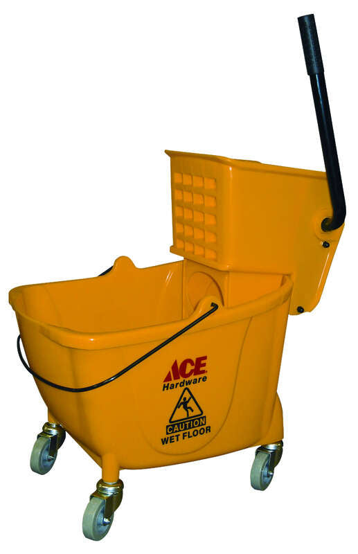 Ace 35 qt Wringer Bucket Yellow – Hi-Pro Ace Supercentre