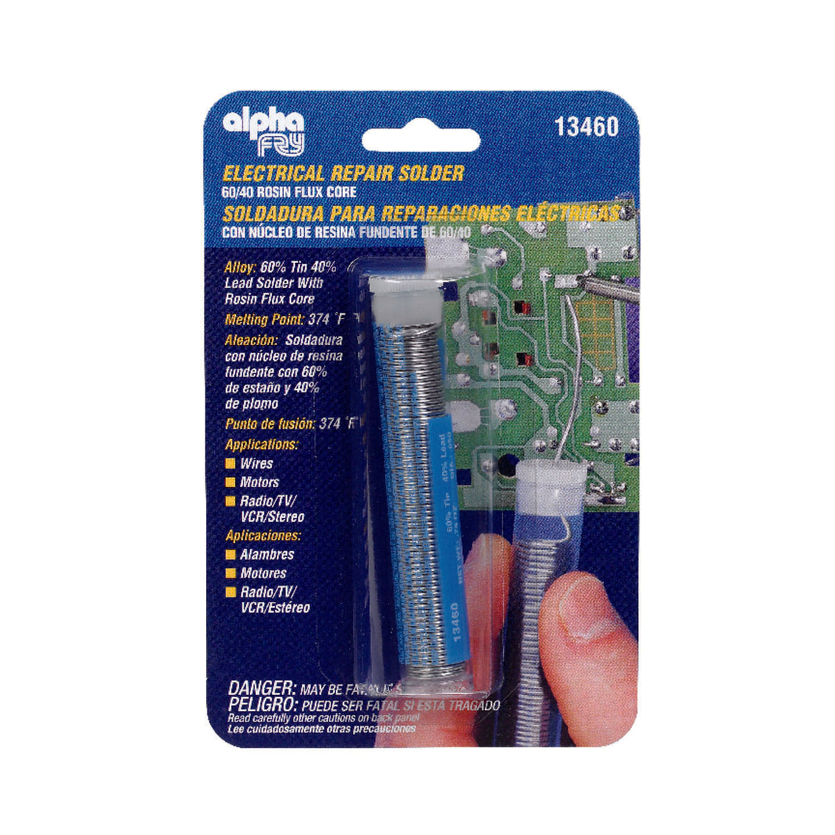Alpha Fry 3/4 oz Repair Solder 0.05 in. D Tin/Lead 60/40 1 pc – Hi-Pro ...