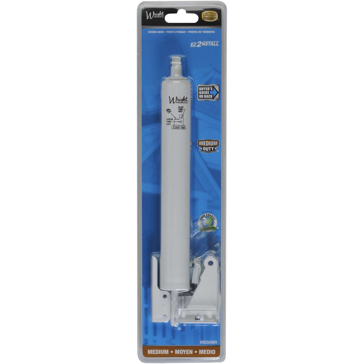 Wright Aluminum Pneumatic Door Closer – Hi-Pro Ace Supercentre