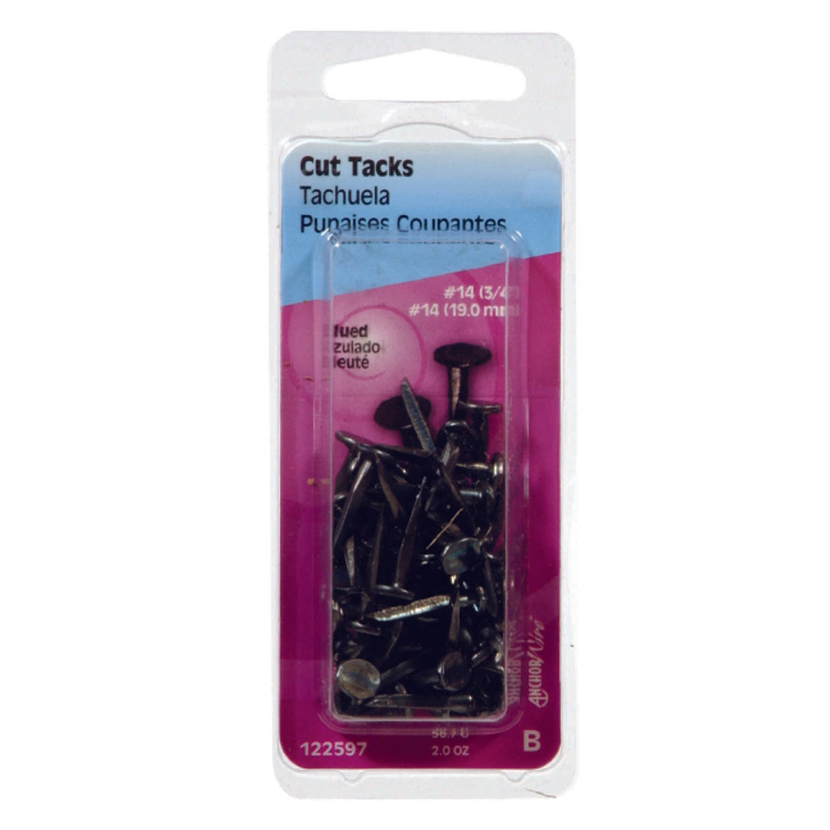 Hillman No. 14 X 3/4 in. L Blue Steel Cut Tacks 2 pk – Hi-Pro Ace ...