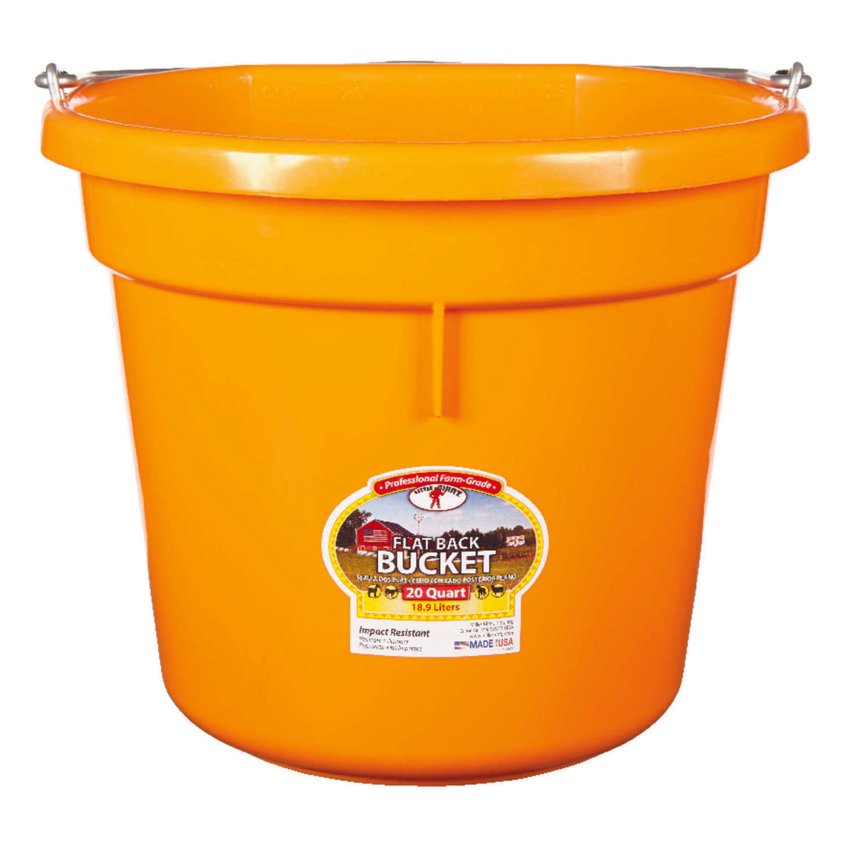 Little Giant 20 qt Bucket Orange – Hi-Pro Ace Supercentre