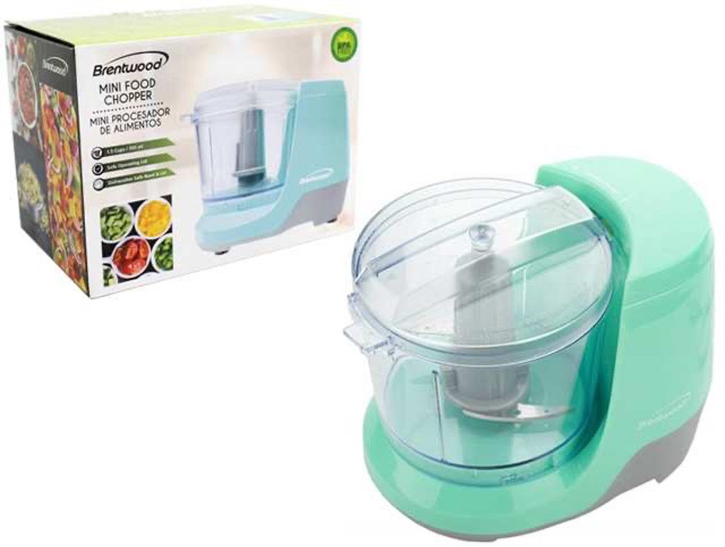 Brentwood Mini Food Chopper/ Blue/ 110V – Hi-Pro Ace Supercentre