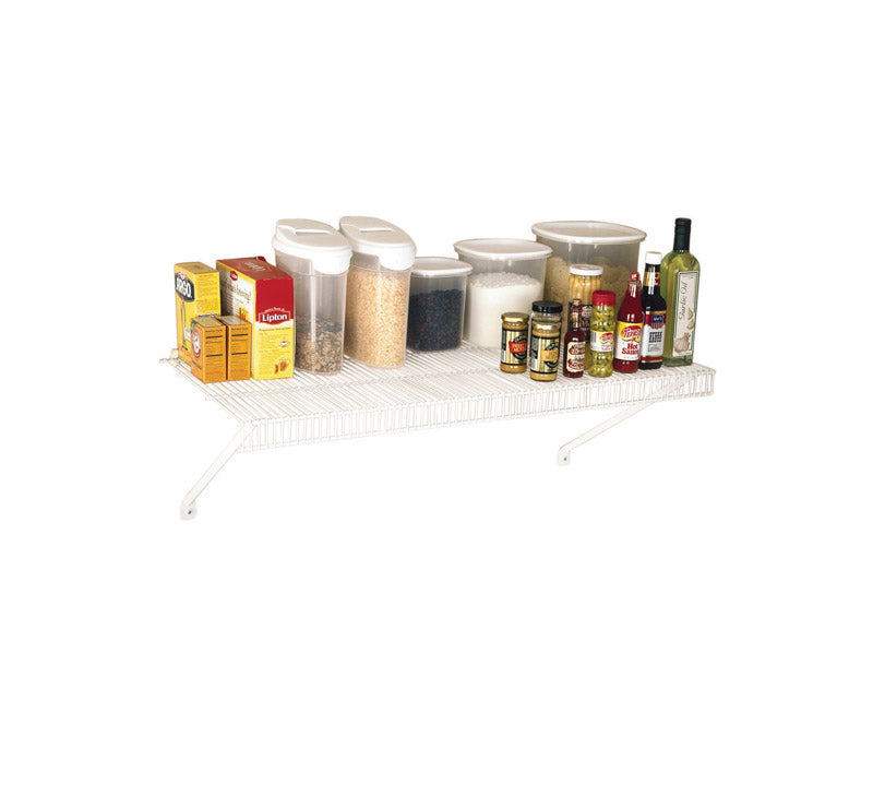 Rubbermaid 36 in. H X 16 in. W X 36 in. L Steel Tight Mesh Shelf Kit 1 ...